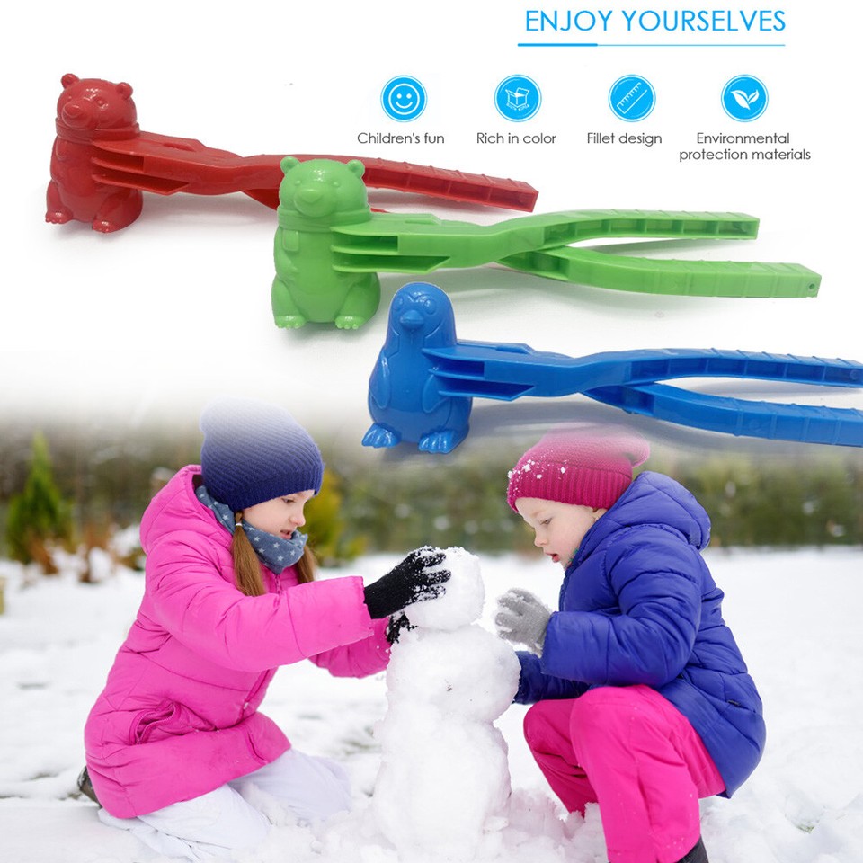2pcs Animal Snowball Maker Kids Outdoor Sports Snow Ball Mold Toys ...
