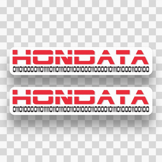2x HONDATA Decals Stickers Vinyl JDM Tuning ECU Performance Import ...