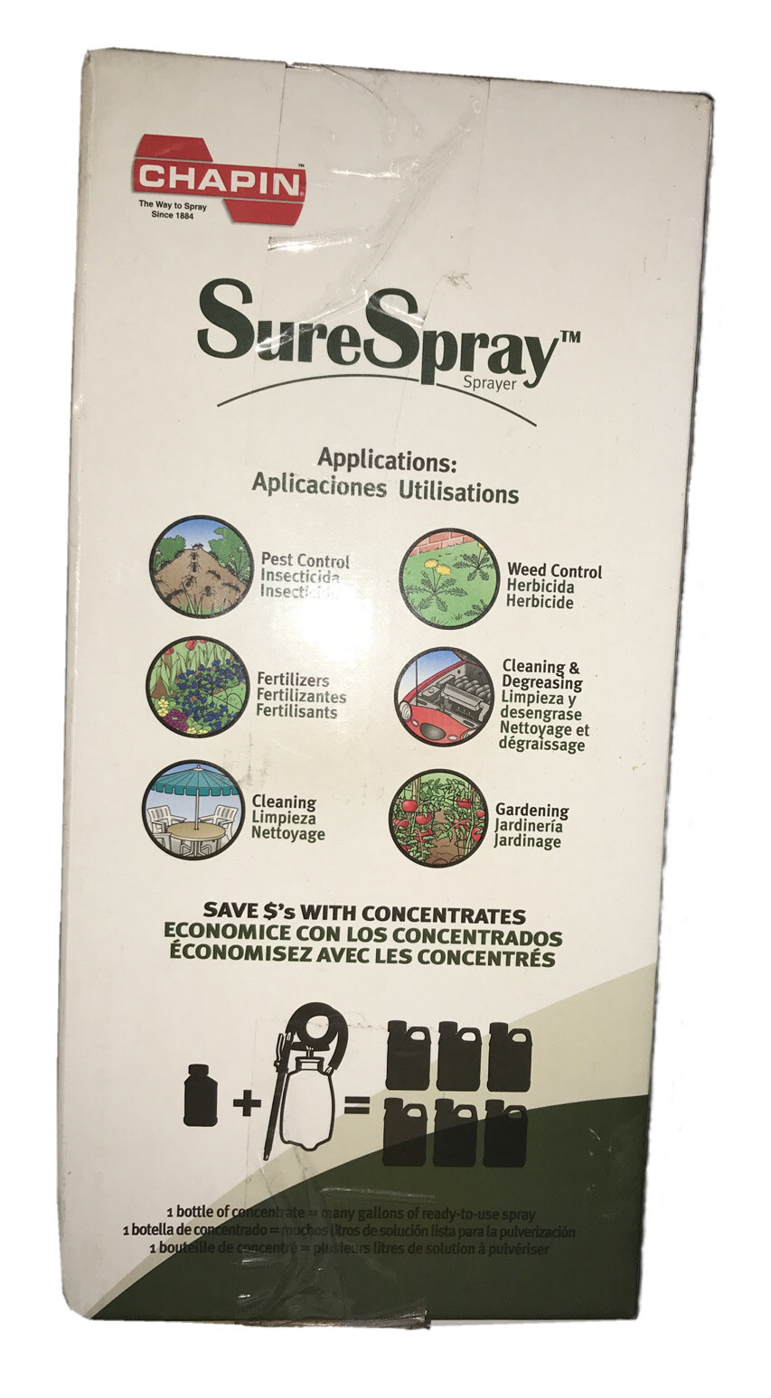 Chapin SureSpray Sprayer .5G/1.9 L Model 10000 | eBay