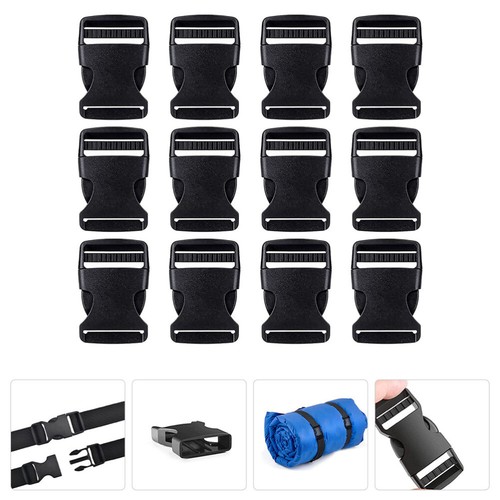 12 Pcs Nylon Webbing Buckle Multi-function Plastic Travel Fastening | eBay