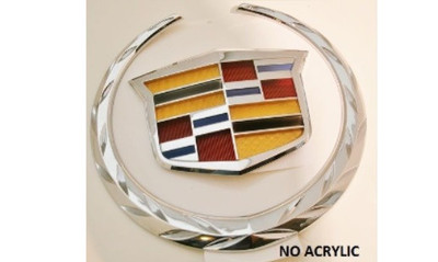 2010-2016 Cadillac SRX Front Grille Wreath & Crest Emblem | Genuine OEM ...