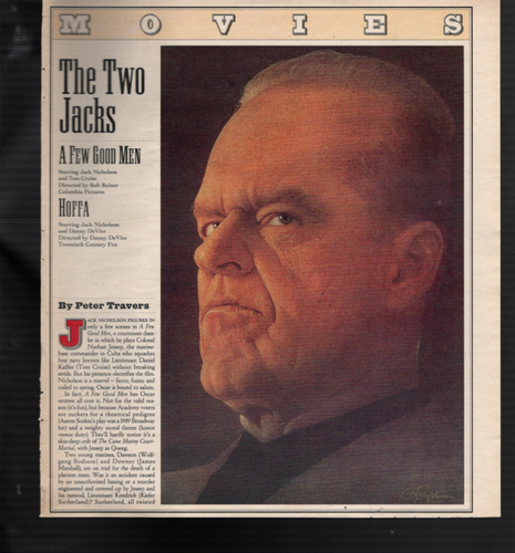 Jack Nicholson Files : Various clippings, pictures, ads and/or articles ...