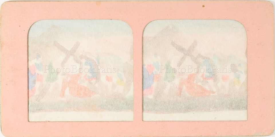 The Life Of Jesus Religion Tomb, Stereo Photo Diorama Albumin ...