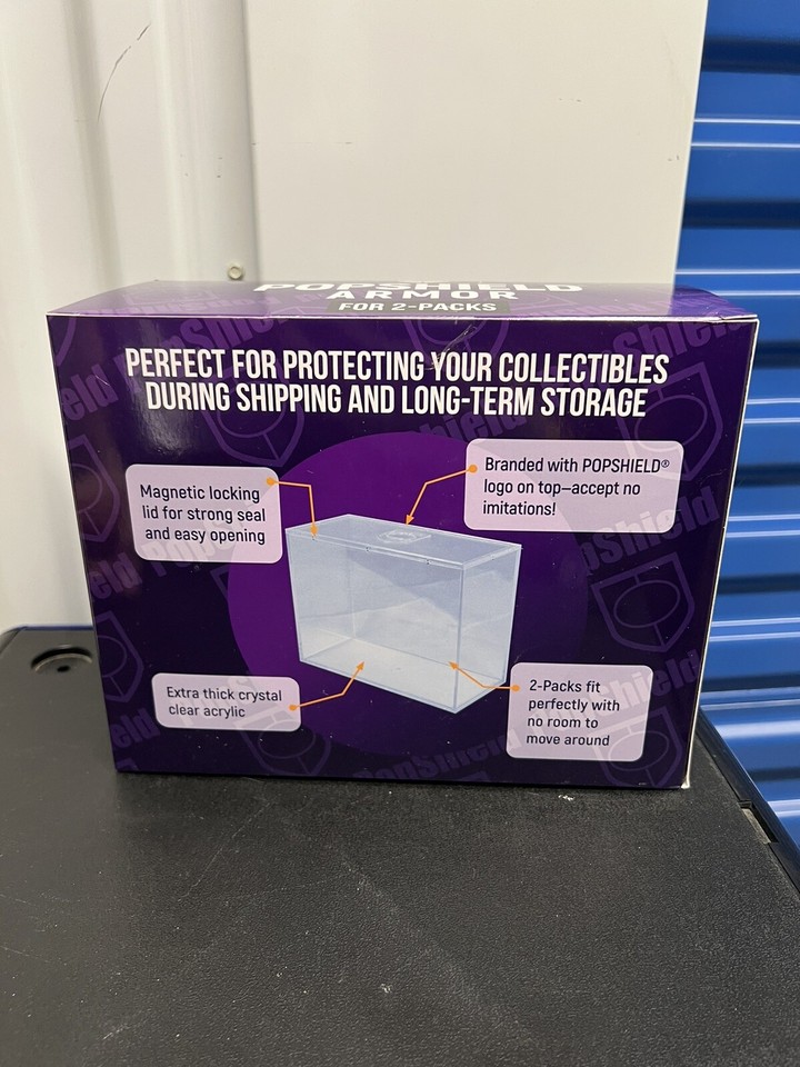 Pop Shield Armor Hard Stack for 2 Pack - Funko POP Protector In Hand | eBay