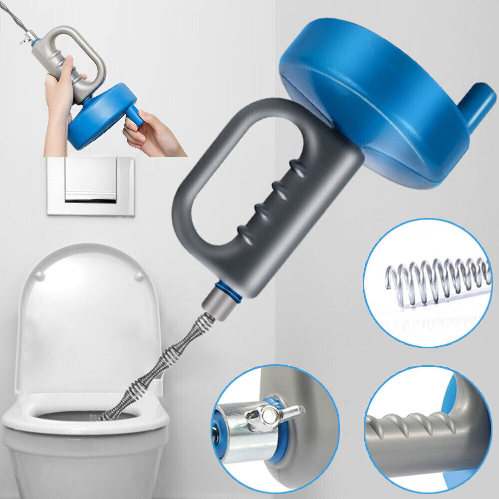 7M Drain Unblocker Tool Hair Remover Sink Snake Drain Auger Pipe ...