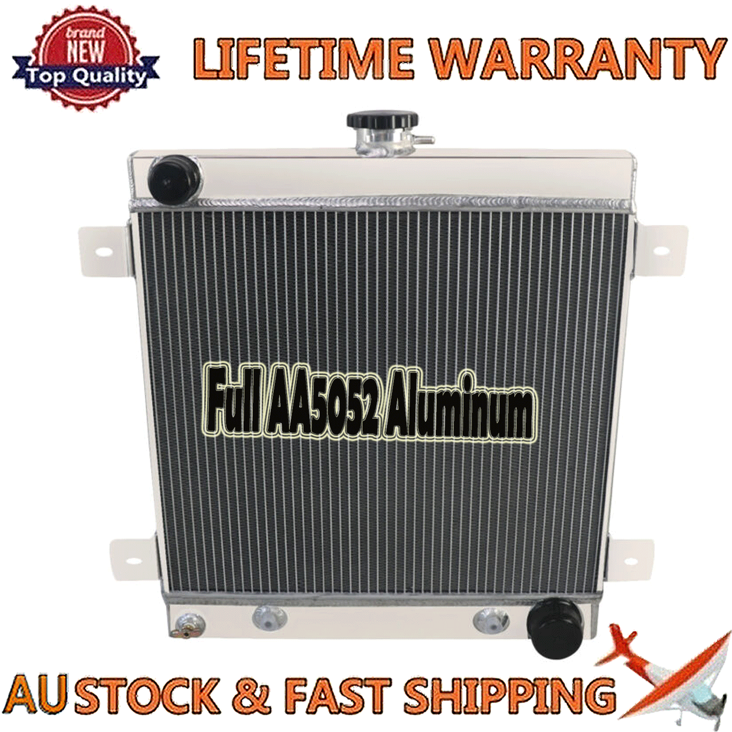 3 Row Core Aluminum Radiator For 1962 Chrysler S Series Valiant V8 318 ...