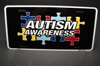 AUTISM AWARENESS METAL ALUMINUM CAR LICENSE PLATE TAG | eBay