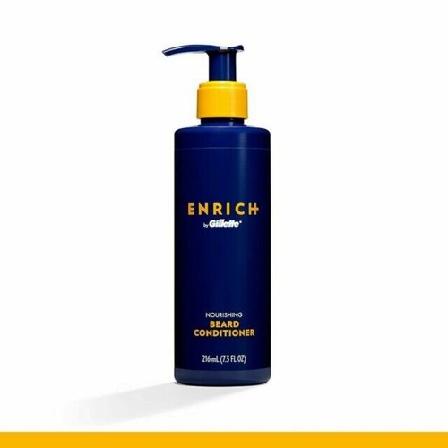 Enrich Gillette Mens Nourishing Beard Conditioner 7.3 fl oz Pump Bottle ...