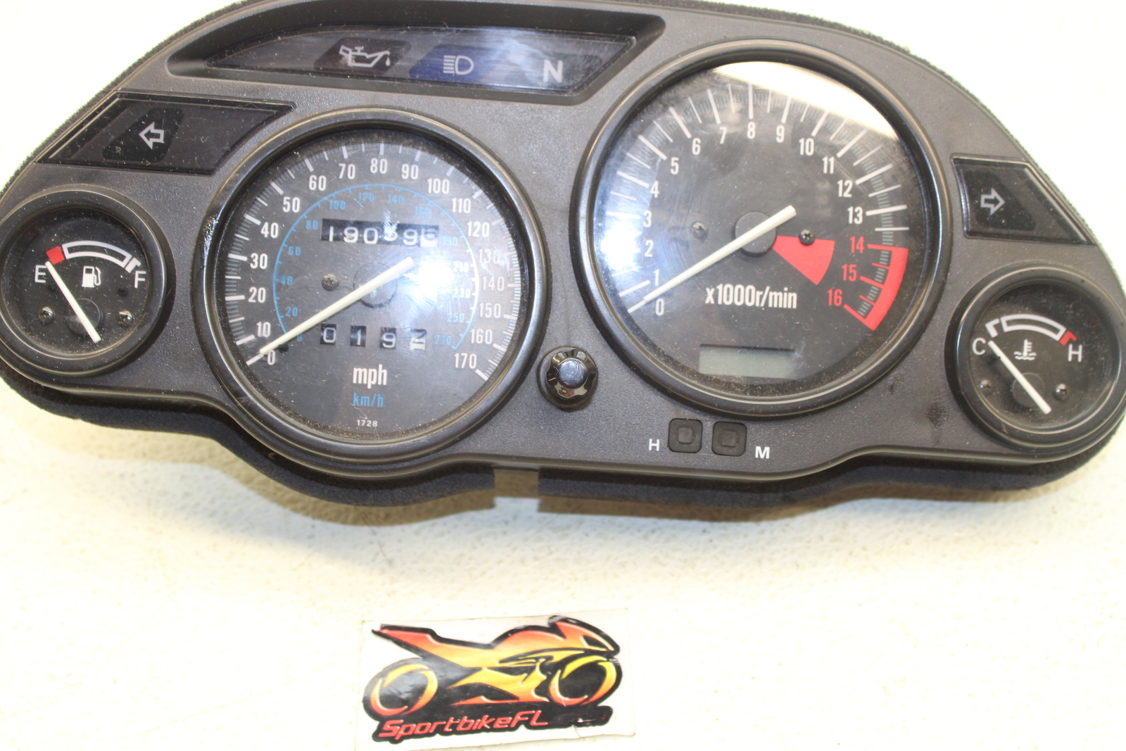 97-02 KAWASAKI NINJA ZX-6 ZX6 600 ZX600 SPEEDO TACH GAUGES DISPLAY ...