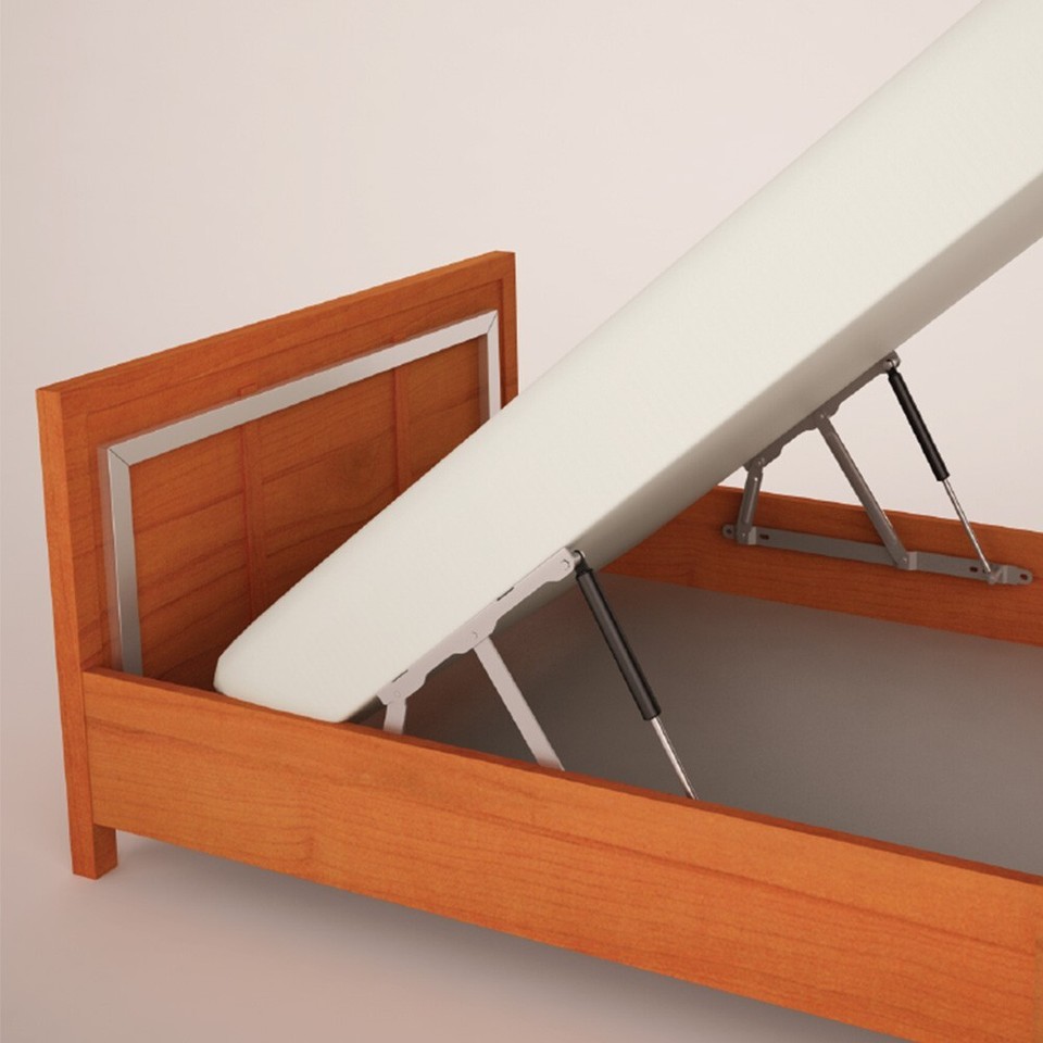 2X Ottoman Bed Lift Up Mechanism and Gas Spring Strut 600N, 800N, 1000N ...