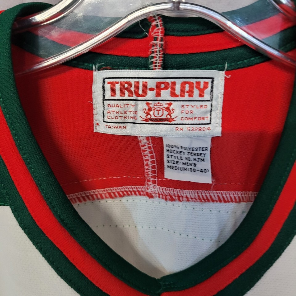 Vintage 90s Tru-Play NHL New Jersey Devils Blank Christmas Tree Jersey ...