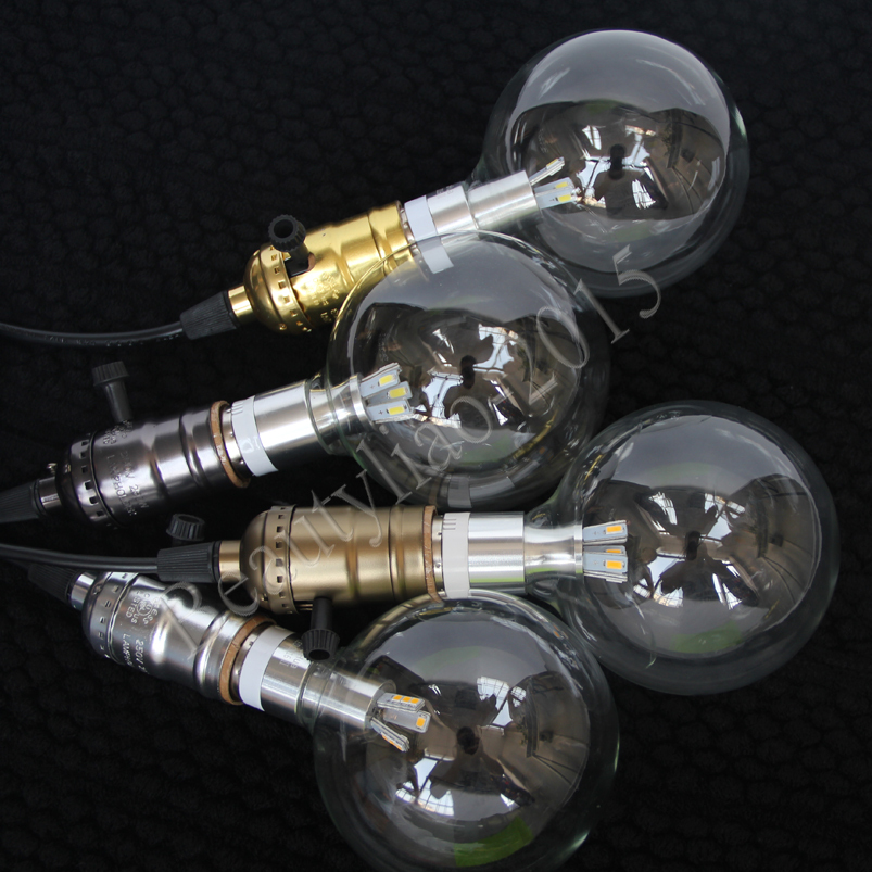 3W 5W G80 G95 LED Bulbs E27 ES Retro Vintage Edison Globe Cool/Warm ...