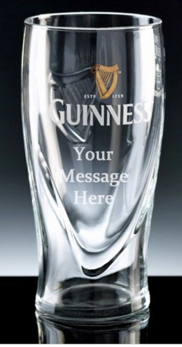 Personalised Engraved Guiness Guinness Pint Glas Any Occasion With Gift ...