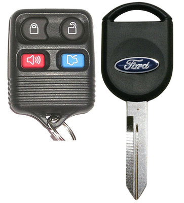 Ford Transponder Chip Ignition Key + Keyless Remote Explorer Escape ...