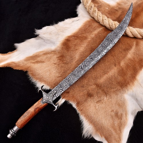 Wonderful Custom Handmade J2 Steel Scimitar Sword, Tactical Hunting ...