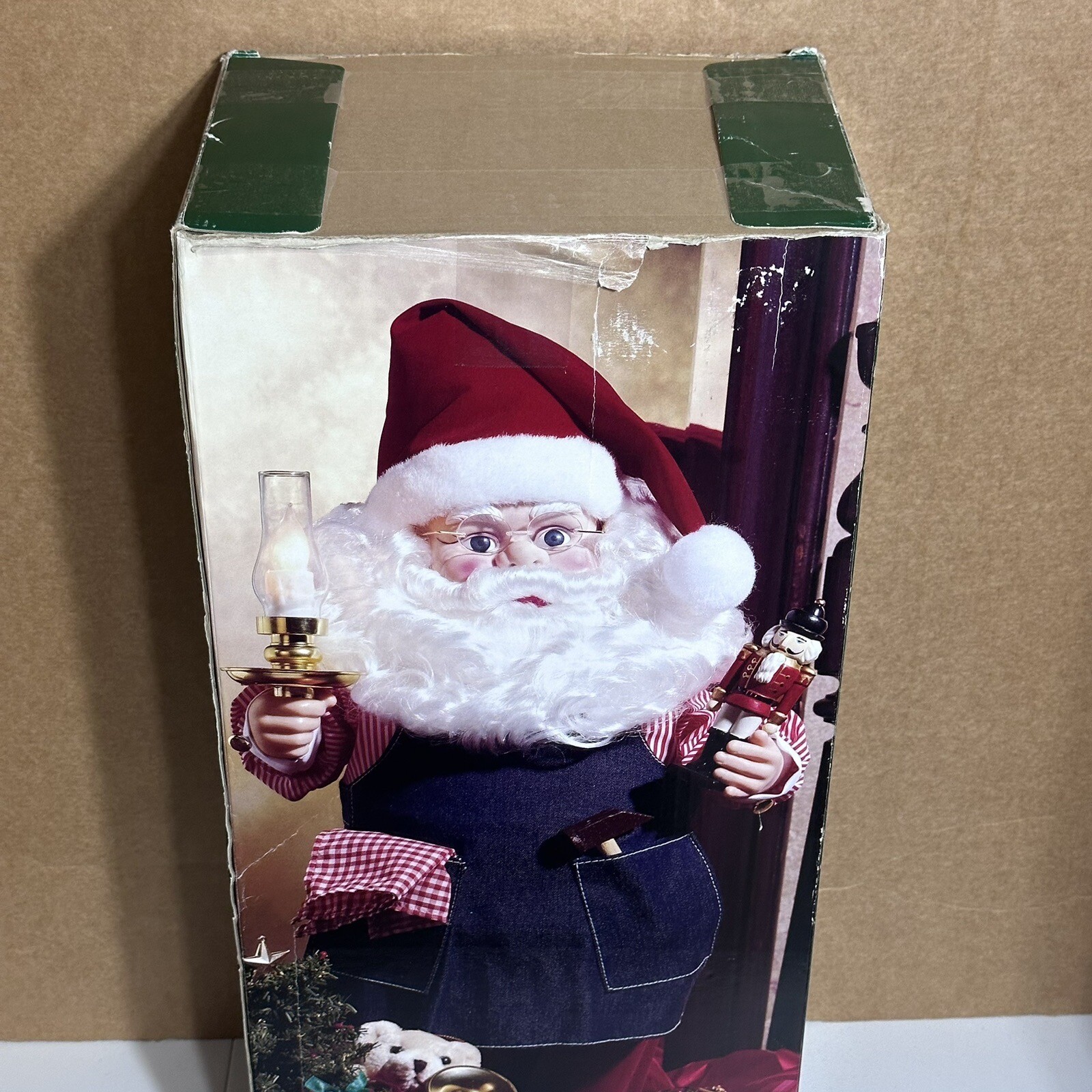 VTG Telco Motionette Animated 24” Santa With Lighted Candle ...