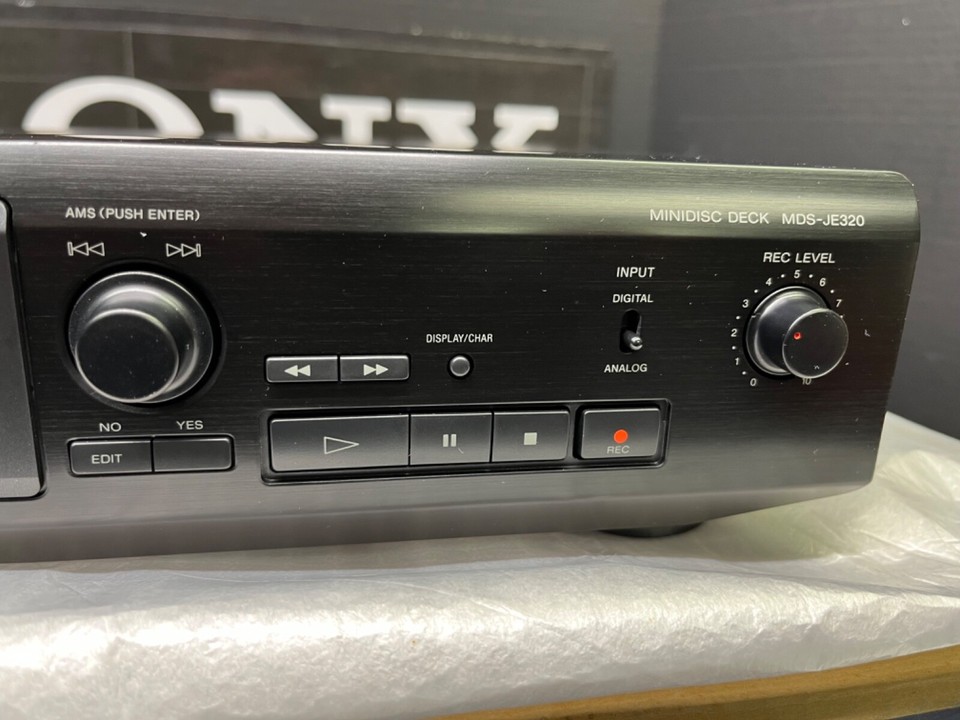 _-NEW-NOS!-_ Sony Minidisc MDS-JE320 Home Recording Mini Disc Deck | eBay