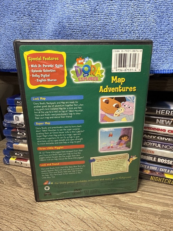 Dora the Explorer - Map Adventures (DVD, 2003) 97368753143| eBay