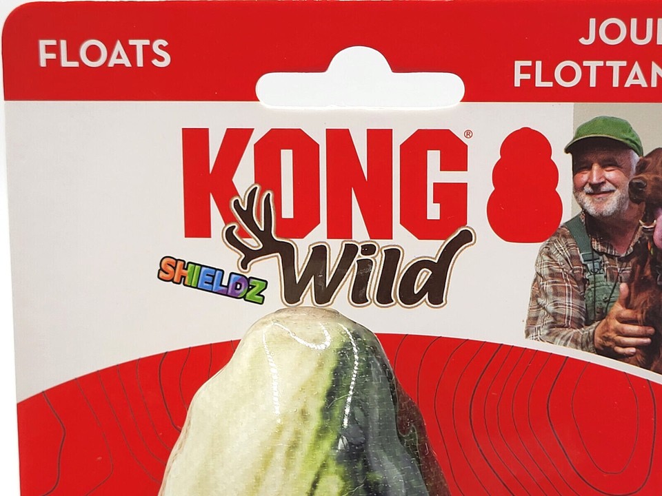 KONG Shieldz Wild Fish Training Dummy Floating 11" Dog Fetch Toy *Pick ...