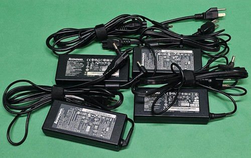 Lot of 4 Genuine Lenovo IdeaPad Laptop Power Adapters 19.5V 6.15A 120W ...