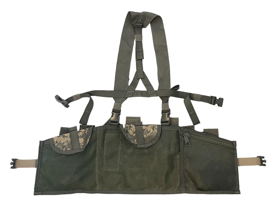 Complete USGI US Military ACU Tactical Assault Panel TAP Molle Chest ...