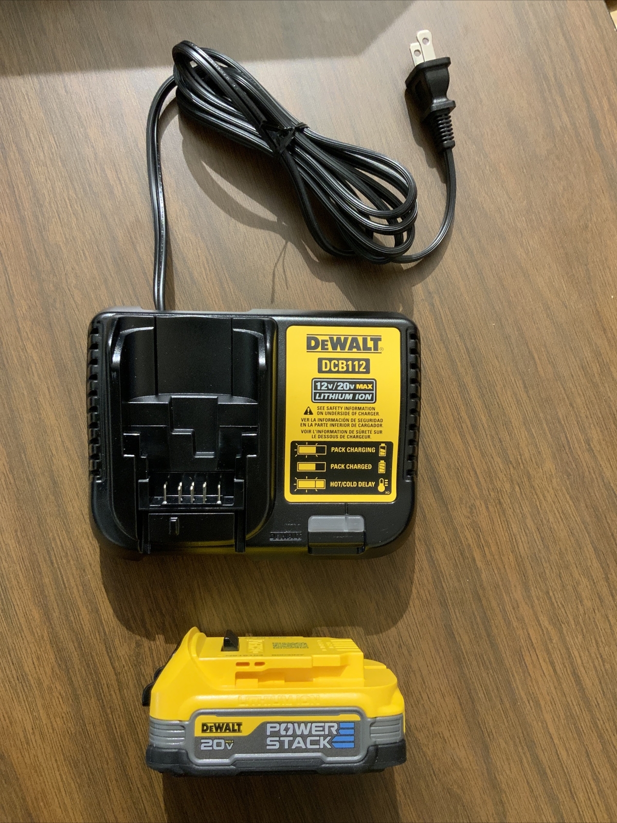 Dewalt DCBP034 20 volt Powerstack Starter Kit w DCBP034 Battery ...