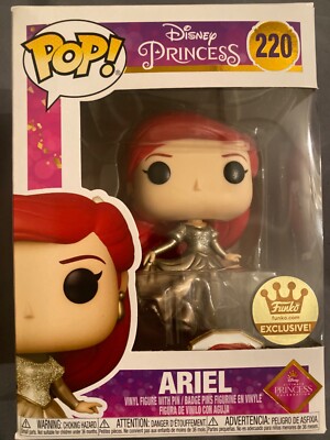 Funko Pop Ultimate Disney Princess Ariel Gold W/ Pin Funko Shop W/ Pop ...