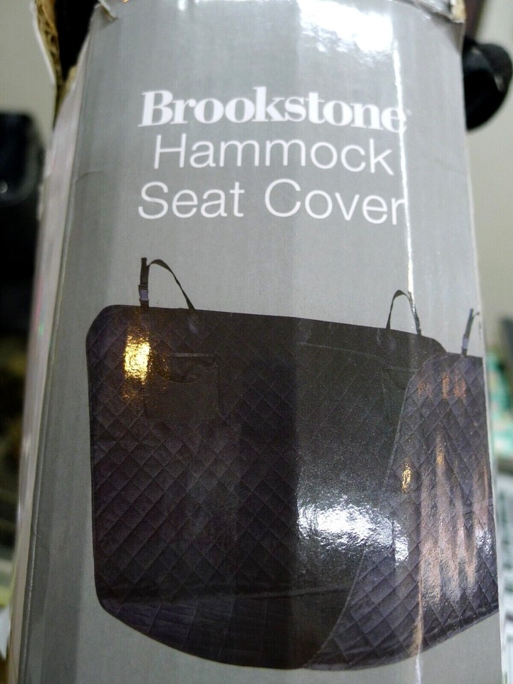 Brookstone Hammock Black Quilted Seat Cover, 57" x 62" | eBay