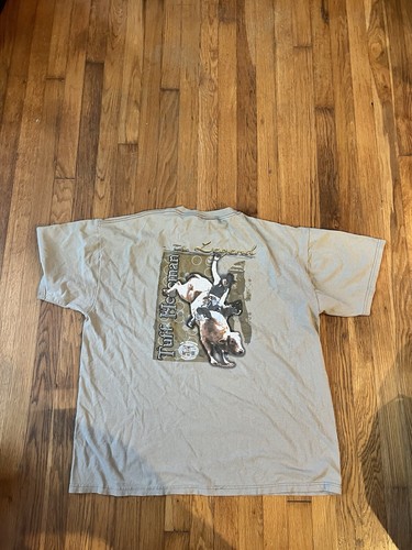 Vtg Tuff Here man Rodeo Pbr Shirt XL | eBay
