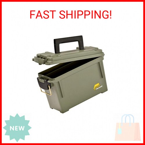 Plano Field Ammo Box, OD Green, Lockable Ammunition Storage Box with ...