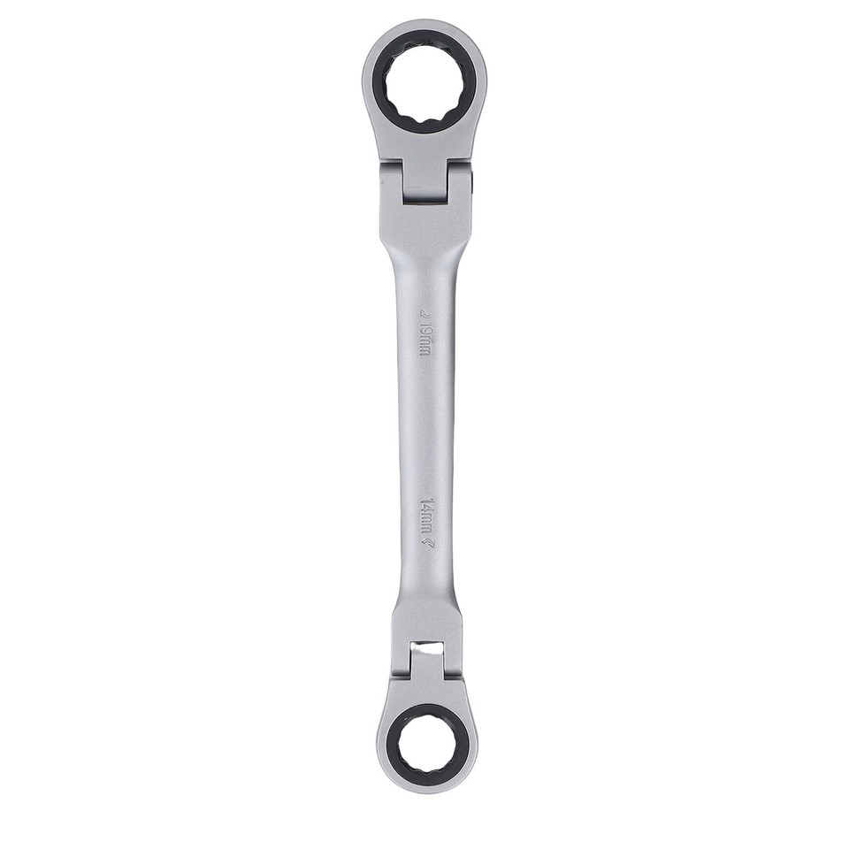 Double Flex Head Wrench Cr V Steel 72 Teeth 14 To 19mm Wrench With 5 ...