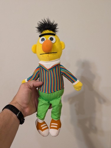 Sesame Street Bert Stuffed Toy Hasbro Plush Doll 11" | eBay