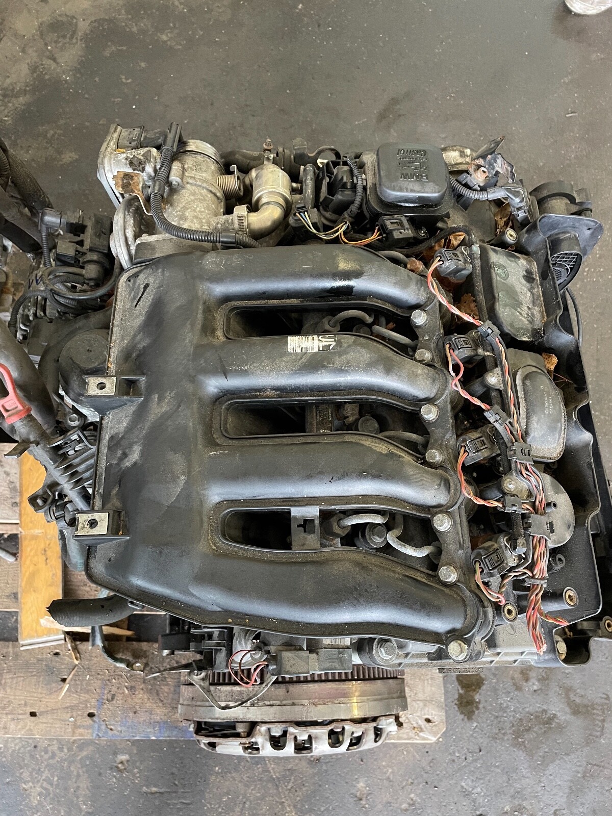 BMW 318D M47 E91 Touring BJ 2006 Motor Engine M47 Komplett mit 171000KM ...