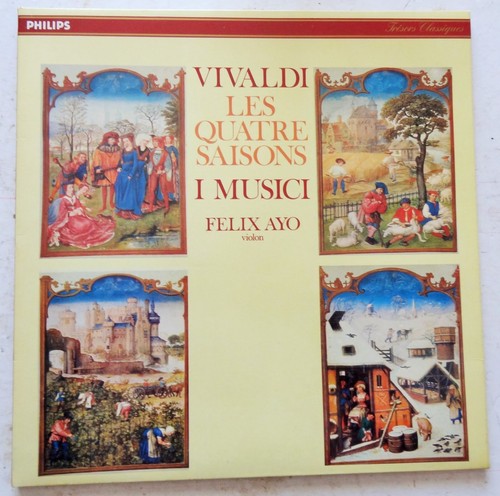 DISQUE VINYLE 33 T VIVALDI "LES QUATRE SAISONS" I MUSICI FELIX AYO | eBay