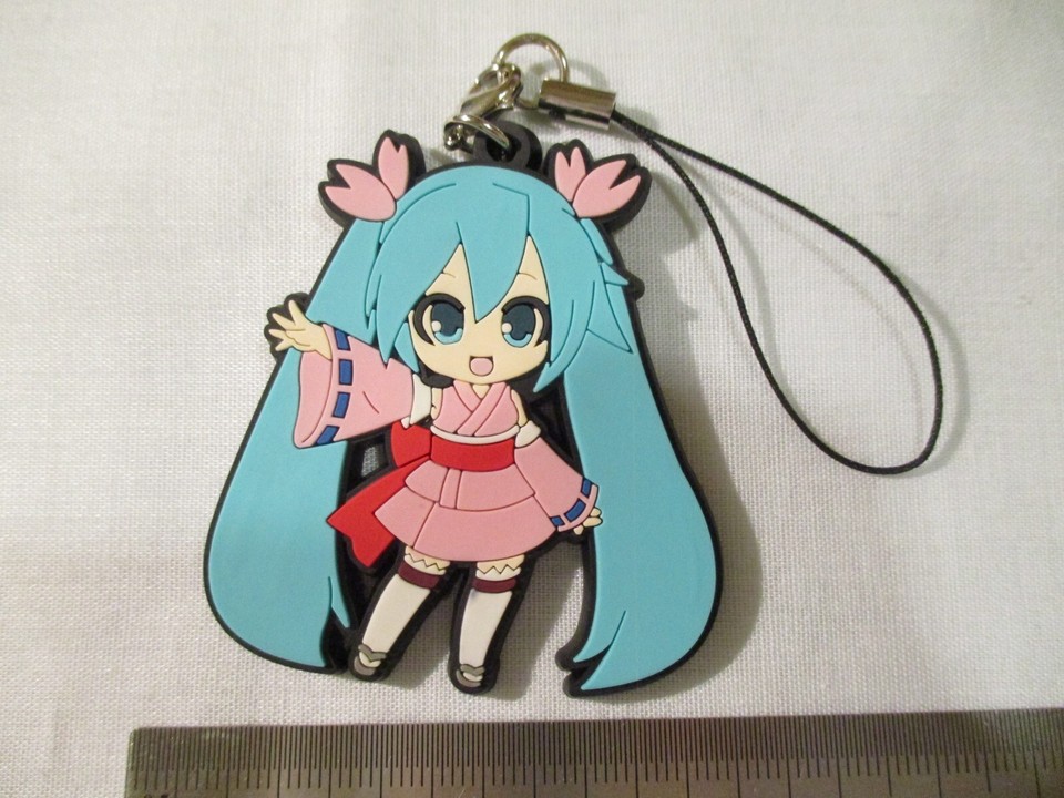 "Vocaloid" Miyabi Hatsune Miku, rubber key ring, combined shipping ...