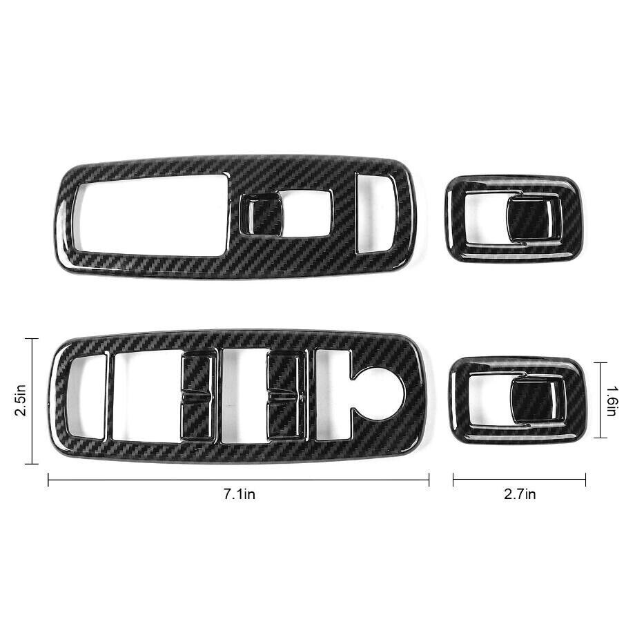 Car Window Lift Switch Cover Trim Fit For Dodge Durango 11-24 ...