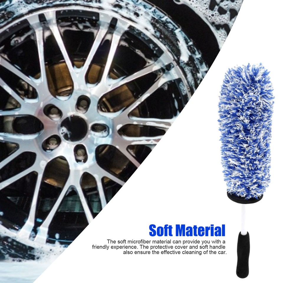 Car Wheel Cleaning Brush Rim Detailing Tool Tire Washing Clean Soft ...
