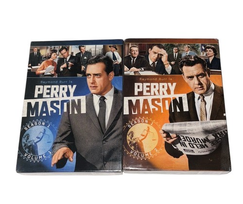 Raymond Burr Perry Mason DVD Series Complete Set Season 1 Volume 1 & 2 ...