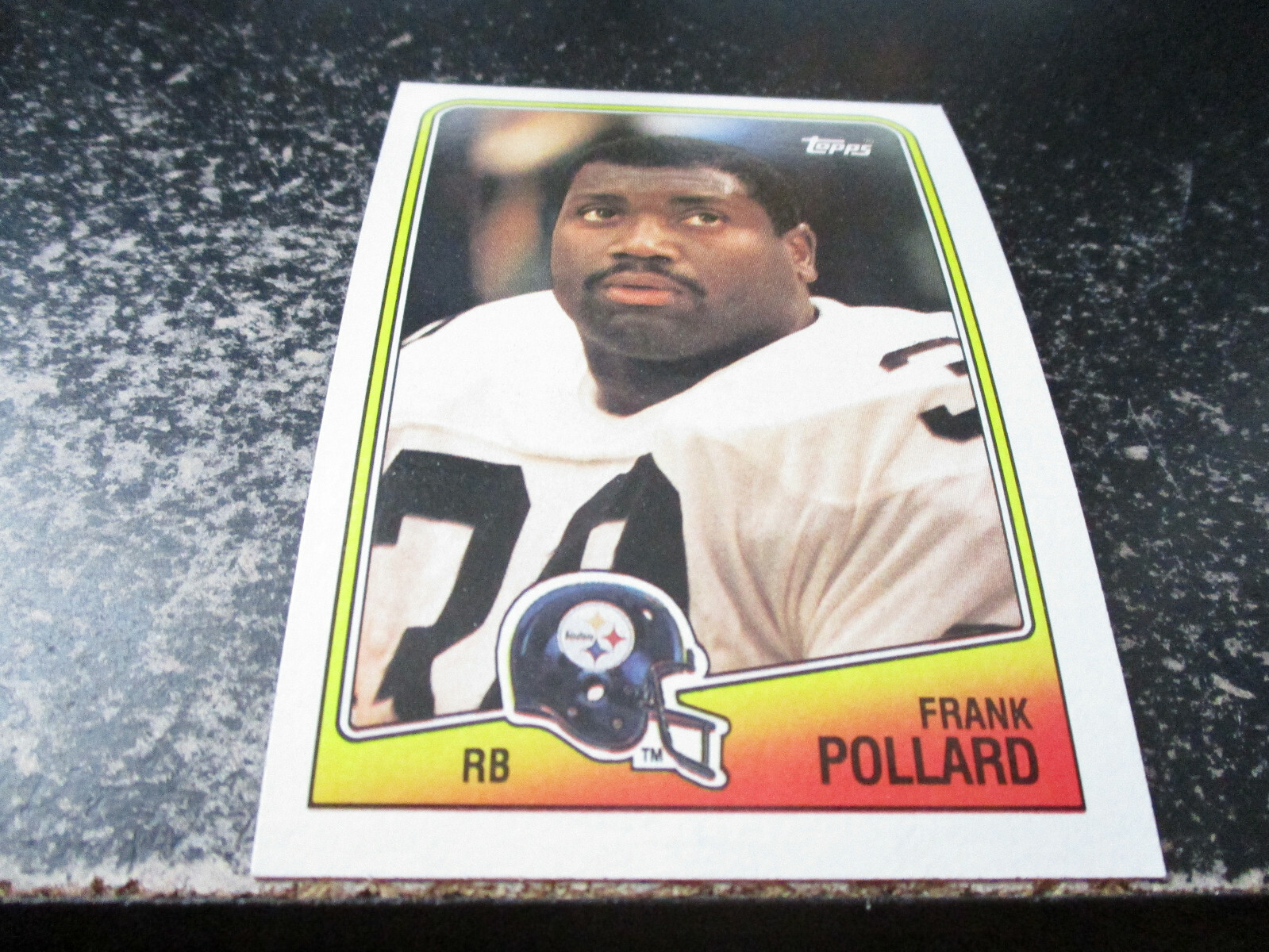 frank pollard (pittsburgh steelers -rb) 1988 topps CARD #166 nr/MINT ...