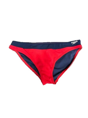 Speedo Bikini Bottom Swimsuit Lifeguard Red/Blue Size XL | eBay