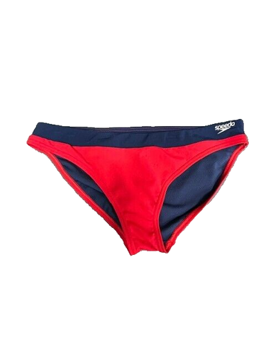 Speedo Bikini Bottom Swimsuit Lifeguard Red/Blue Size XS | eBay