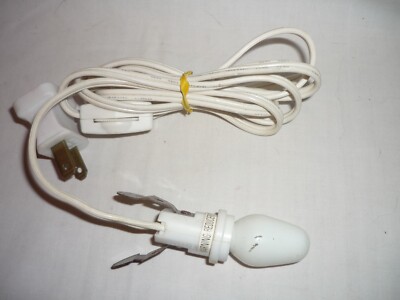 Single Clip In Light Socket Cord Night Light Cord with Switch 60" Multi ...