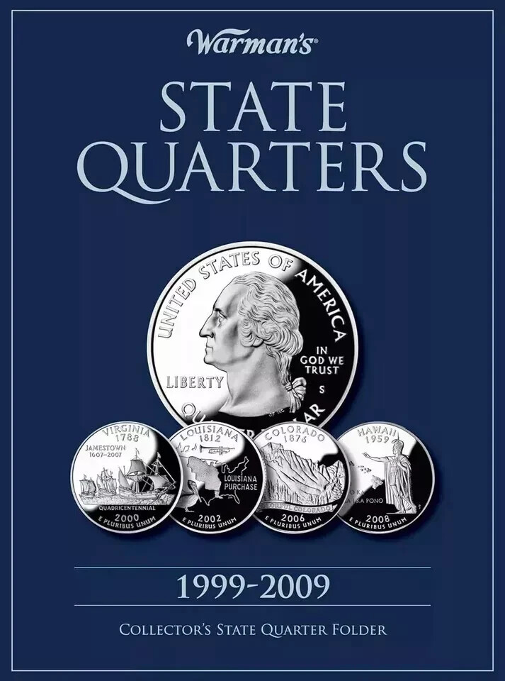 50 State Quarters Album Territories Collector Coin Folder Collecting ...