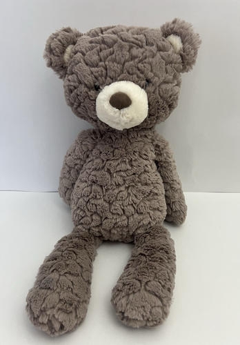 Mary Meyer Taupe Teddy Bear 16" Plush Bean Bag Fill Hand Feet Stuffed ...