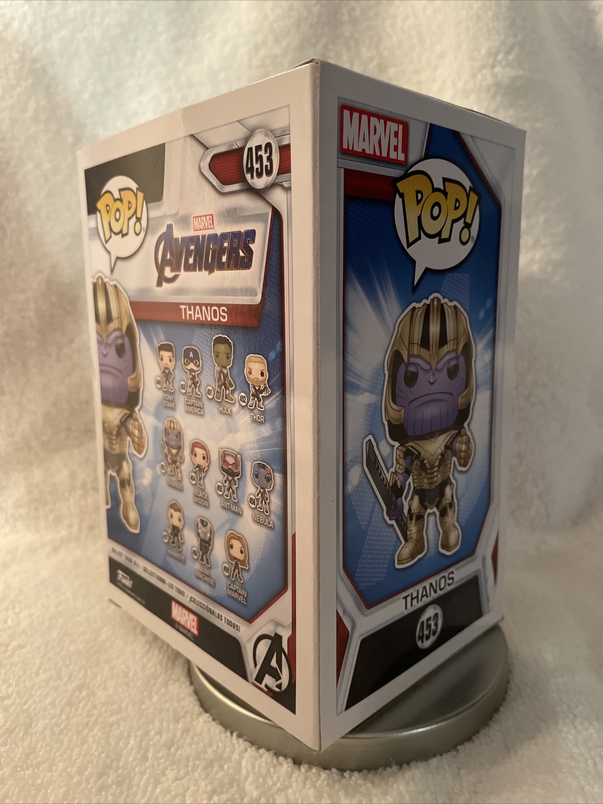 Funko POP! Marvel - Avengers: Endgame Vinyl Bobble Figure - THANOS #453 ...