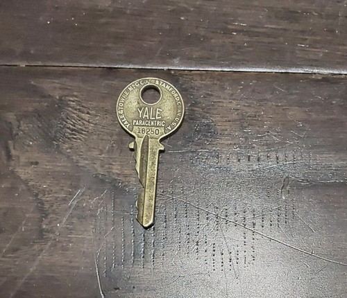 Vintage Yale "Security" 16250 Key Stamford Conn. USA | eBay