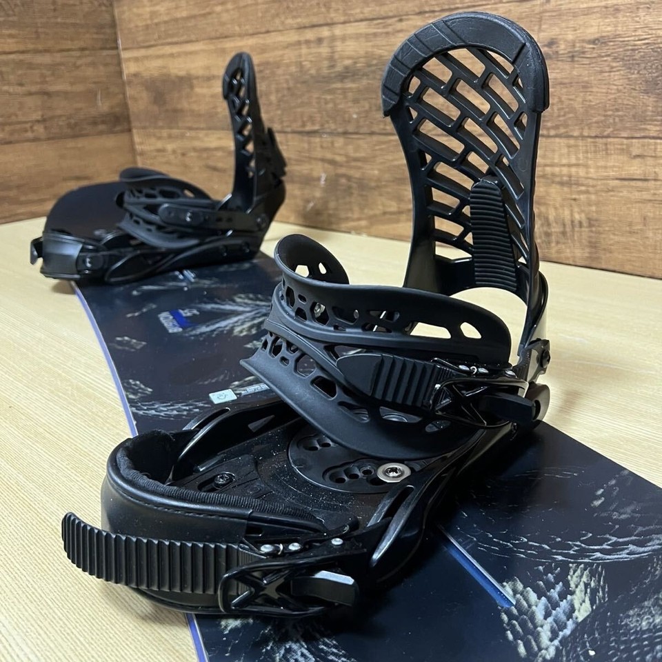 BURTON PROCESS Men's Snowboard 155cm Binding 25-28cm Maintained Snake ...