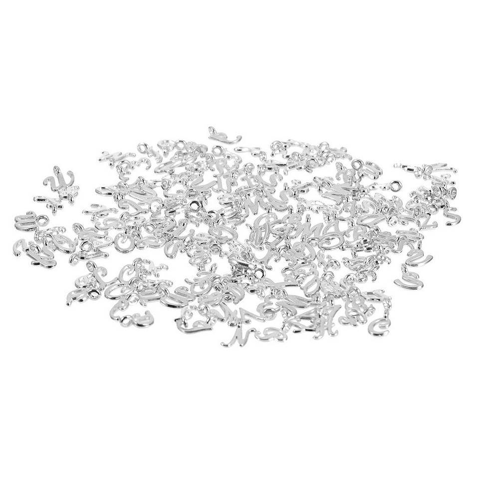 156 Pcs Beads and Charms for Jewelry Making Letter Bracelet Pendant ...