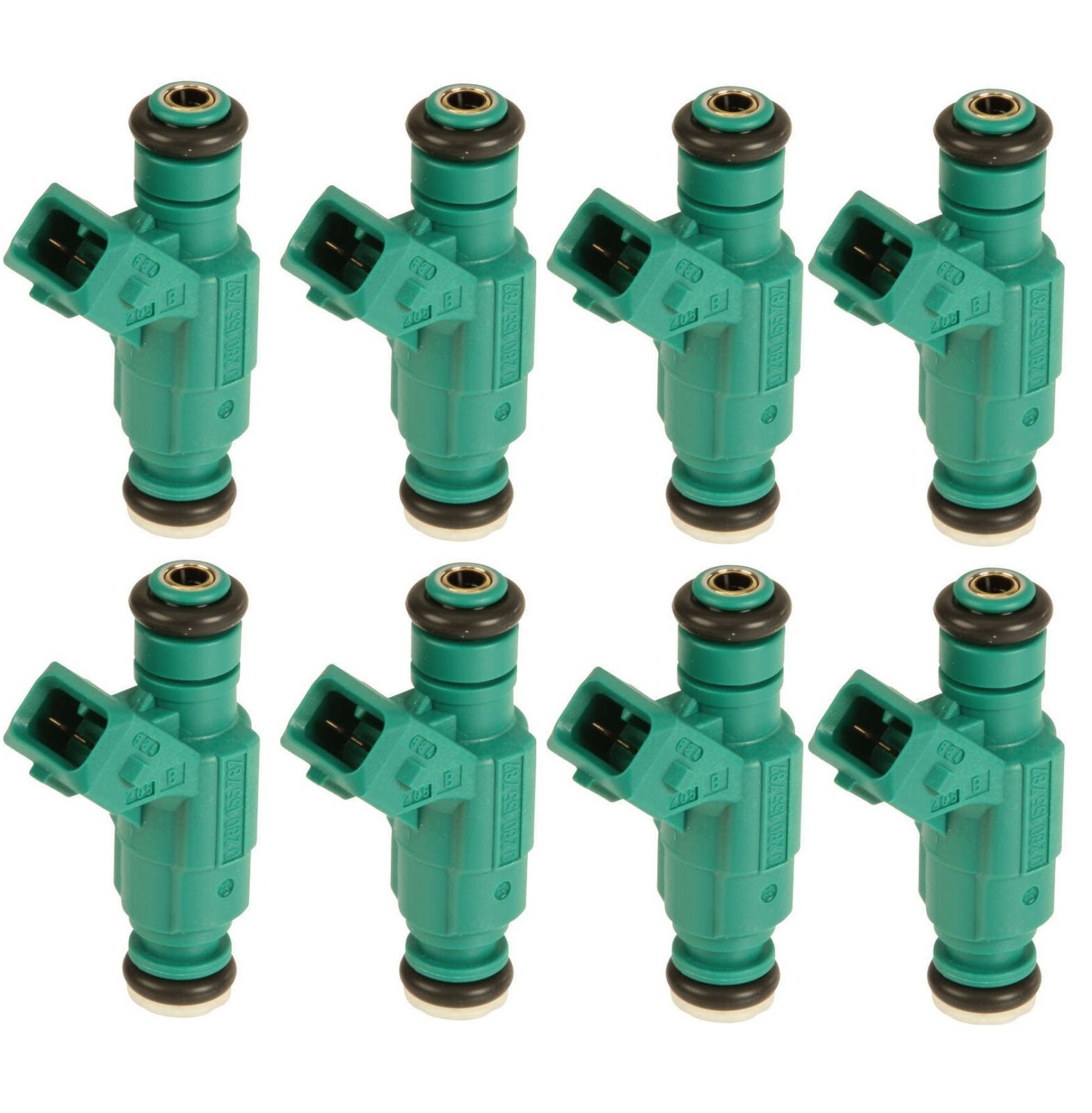 Bosch Set of 8 Gasoline Injectors For Land Rover Discovery Range Rover ...