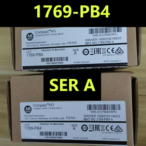 1769-PB4 Ser A ALLEN BRADLEY CompactLogix Power Supply NEW Sealed FREE ...